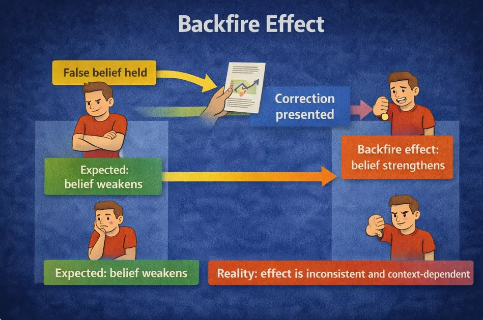 Backfire Effect — Meaning, Examples & How to Overcome It (Bias Spotter ...