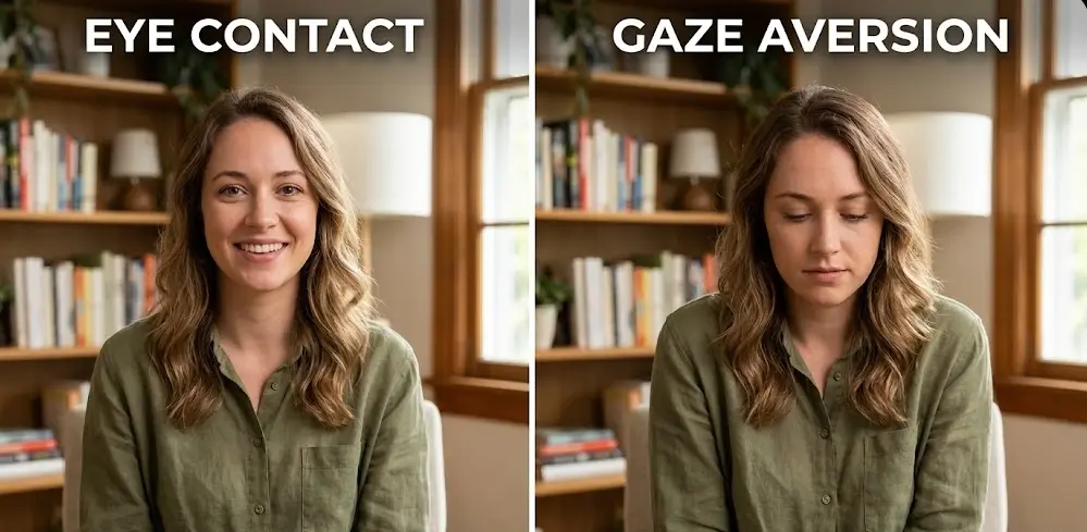Gaze Aversion Body Language: Meaning, Psychology & What Looking Away ...